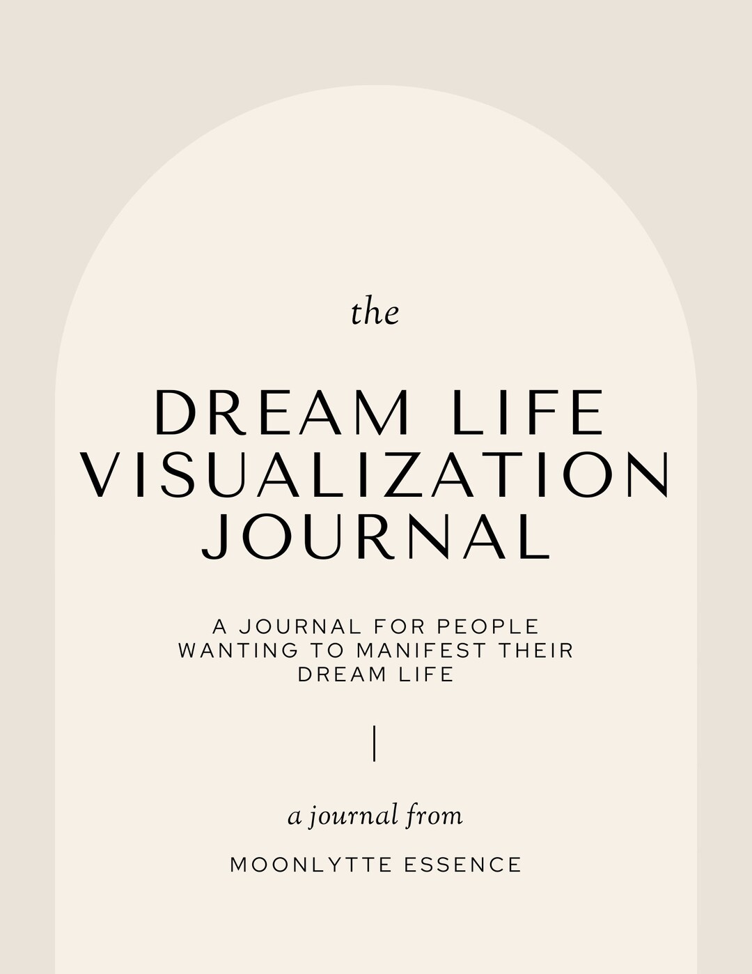 The Dream Life Visualization Journal - Etsy