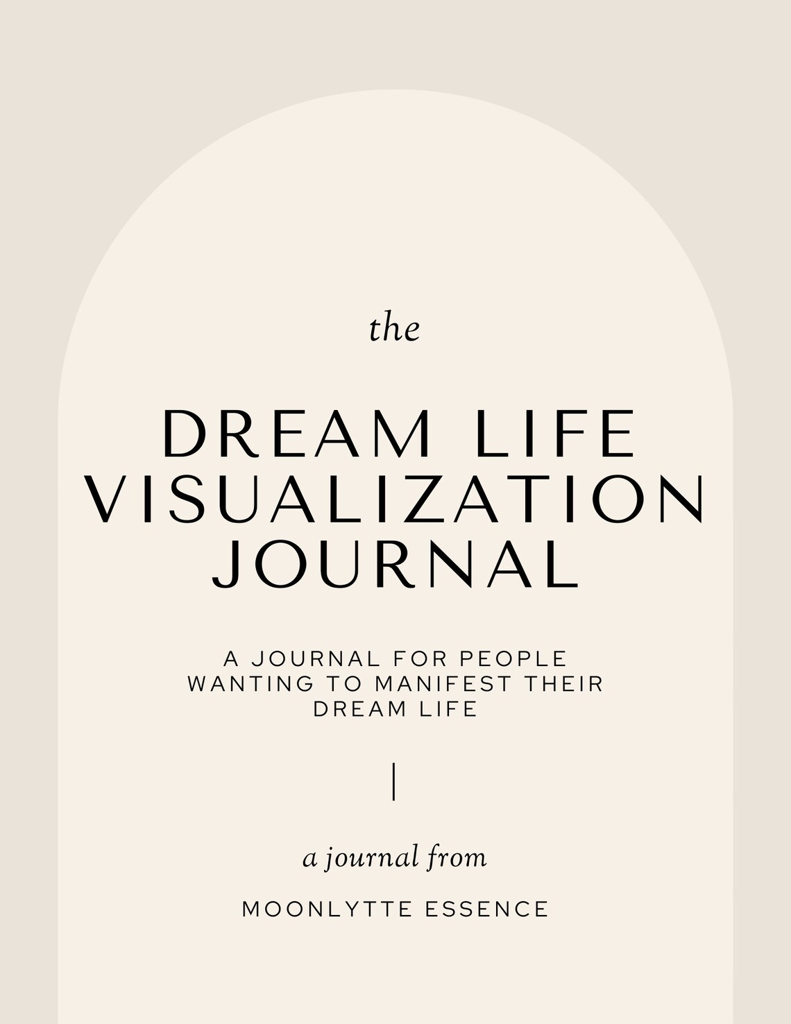 The Dream Life Visualization Journal - Etsy