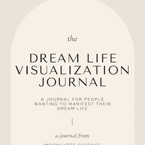 The Dream Life Visualization Journal - Etsy