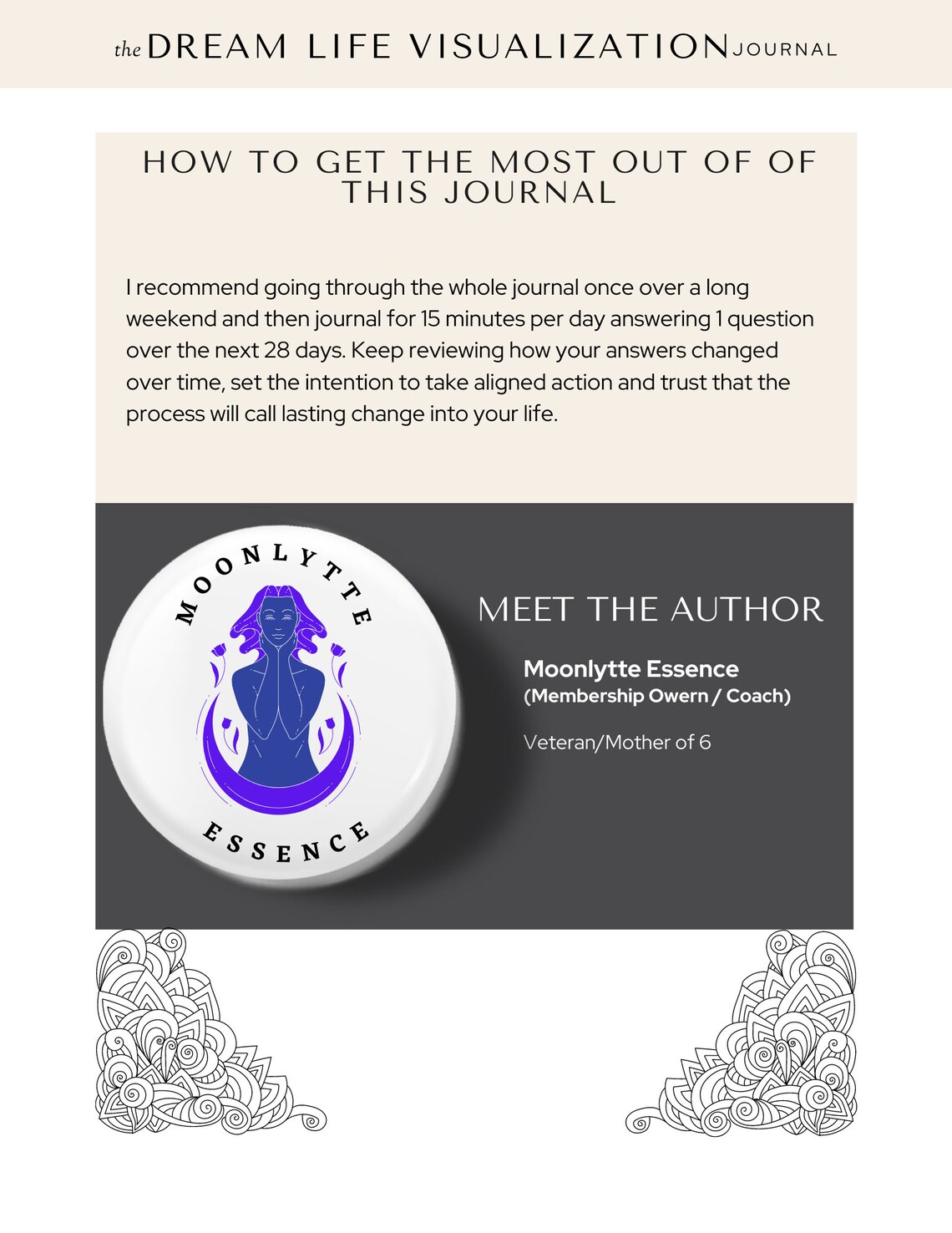 The Dream Life Visualization Journal - Etsy