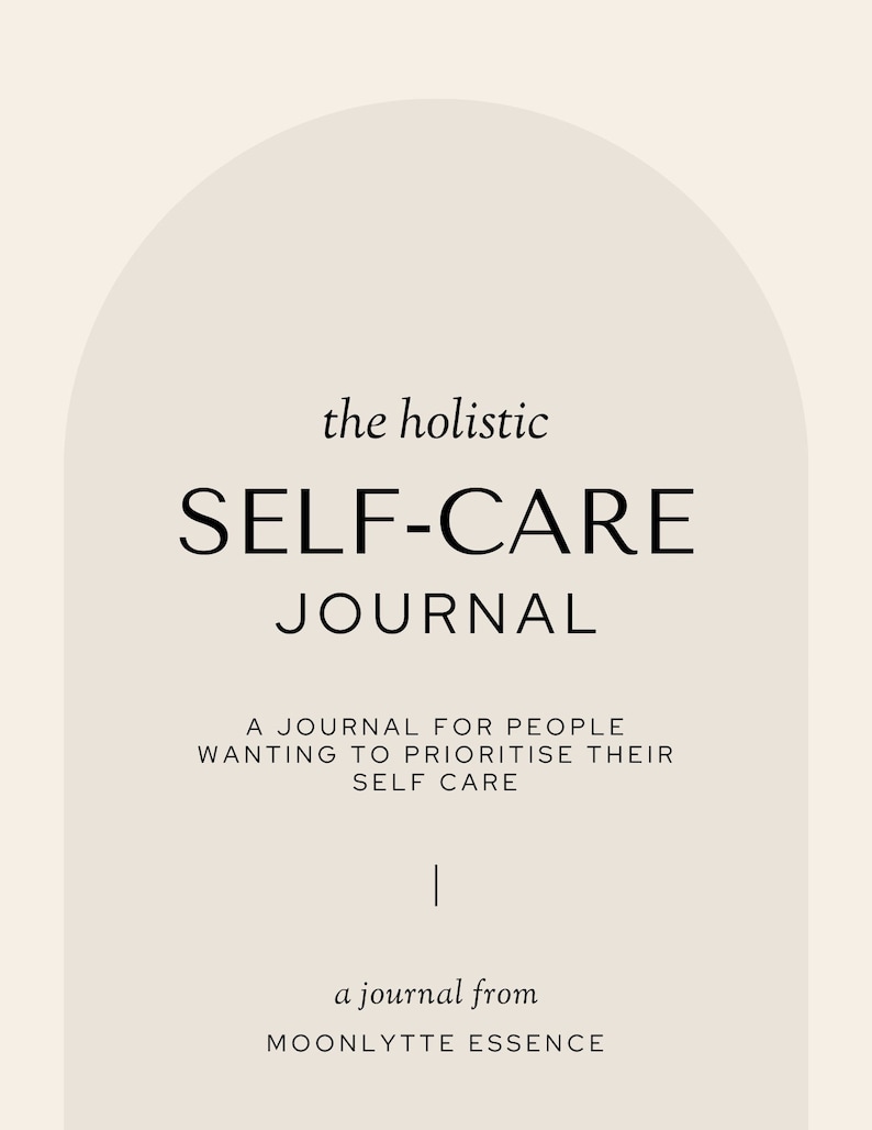 The Holistic Self-care Journal - Etsy