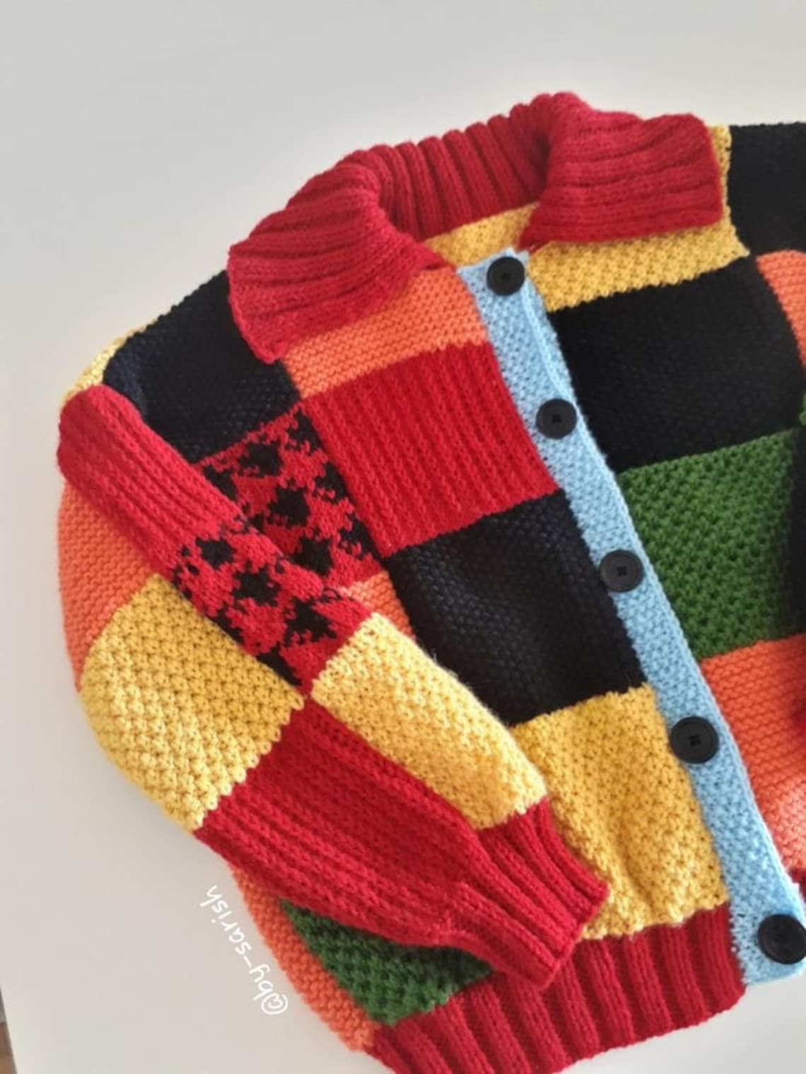 Harry Styles Hand Knit Sweater - Etsy