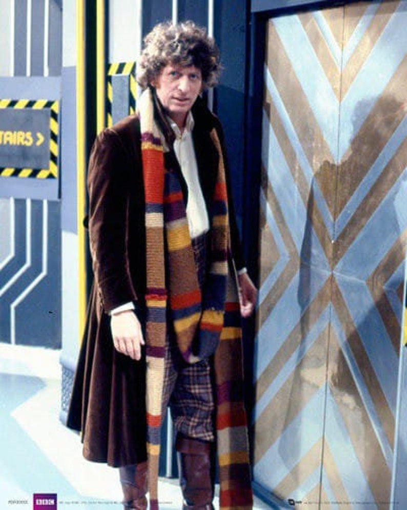 Handmade Knitting Dr.who Scarf | Vintage Scarf - Etsy UK