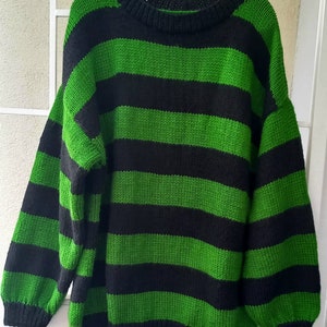Tate Langdon Inspired Green Black Sweater - Etsy
