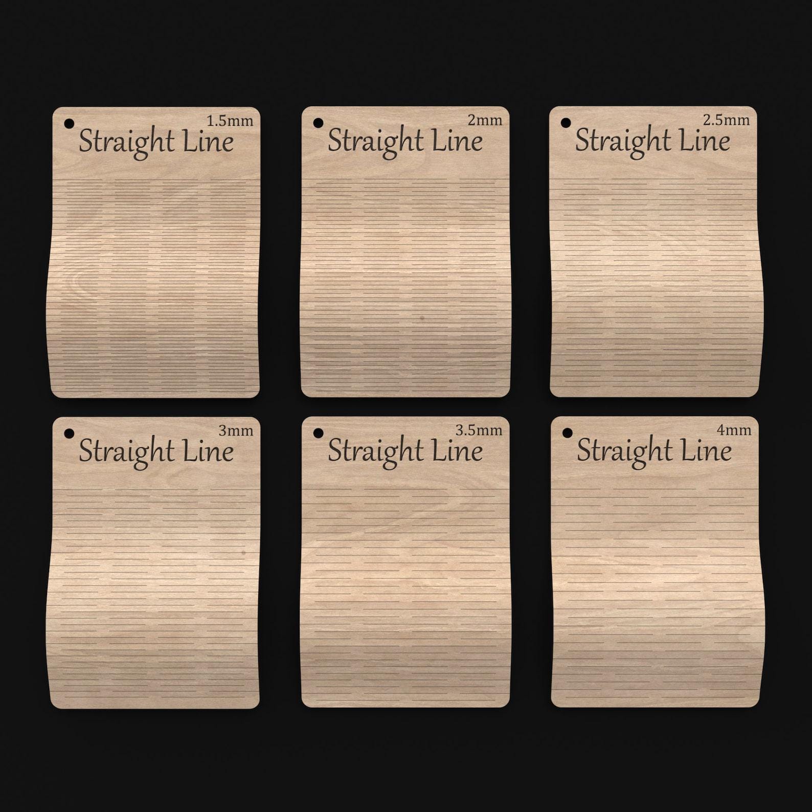 Living Hinge Flexible Laser Cutting Files 12 Unique Flexible Hinge ...