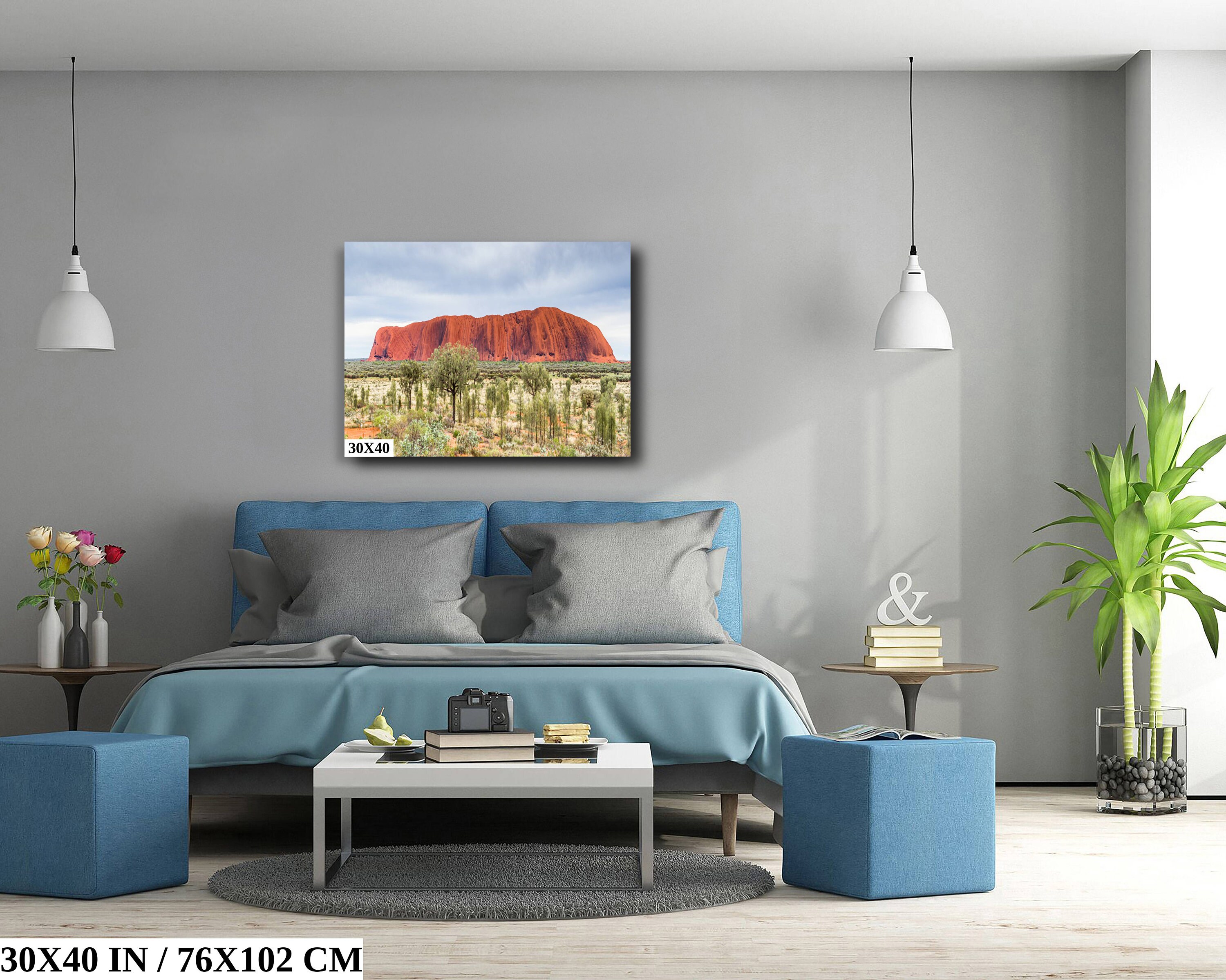 Ayers Rock Uluru Sunrise Iconic Canvas Print Home Decor Office Decor ...