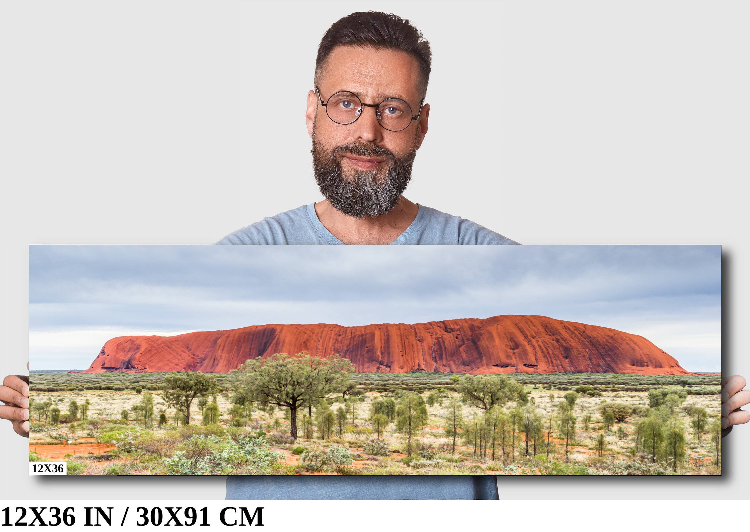 Ayers Rock Uluru Sunrise Iconic Canvas Print Home Decor Office Decor ...