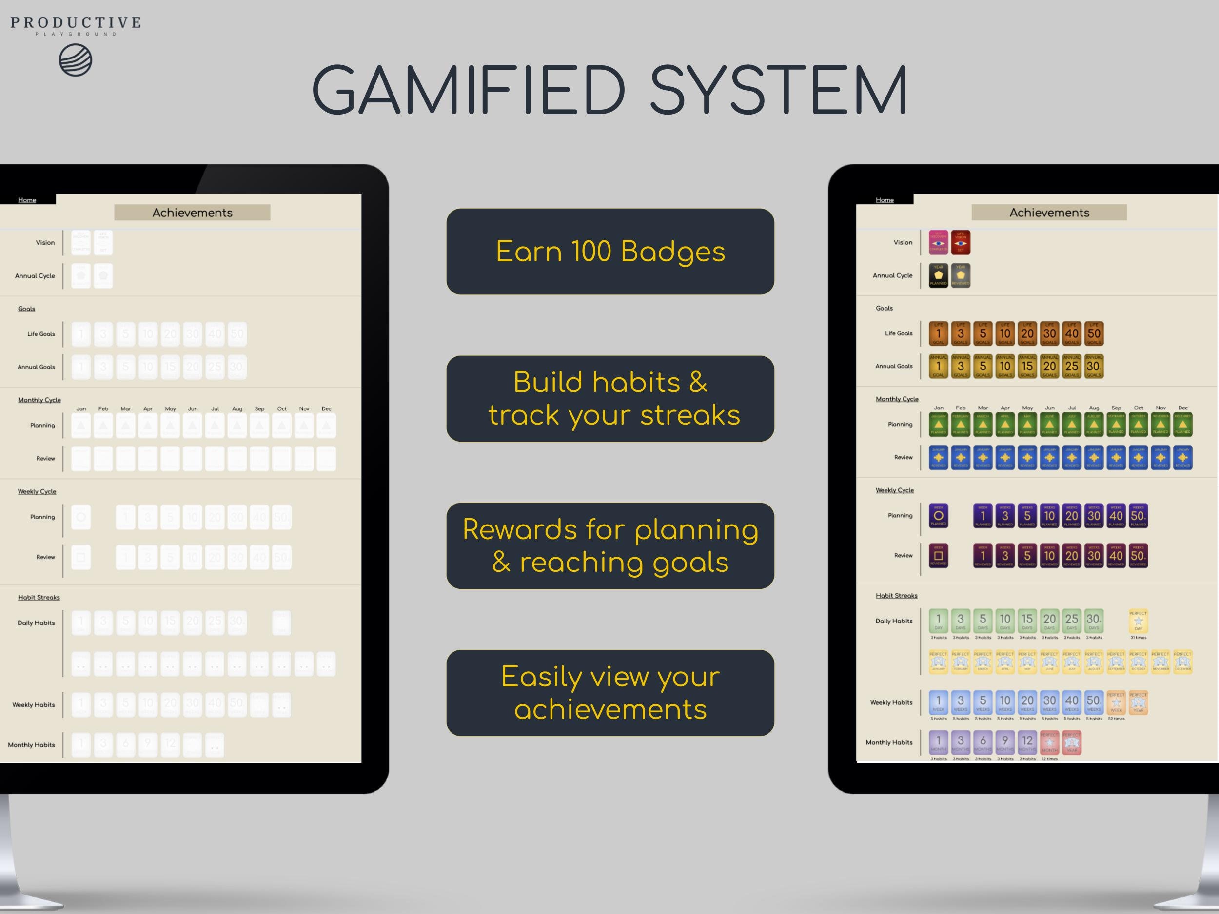 Ultimate Life Planner | Gamified | 2024 Annual, Monthly, Weekly, Daily ...