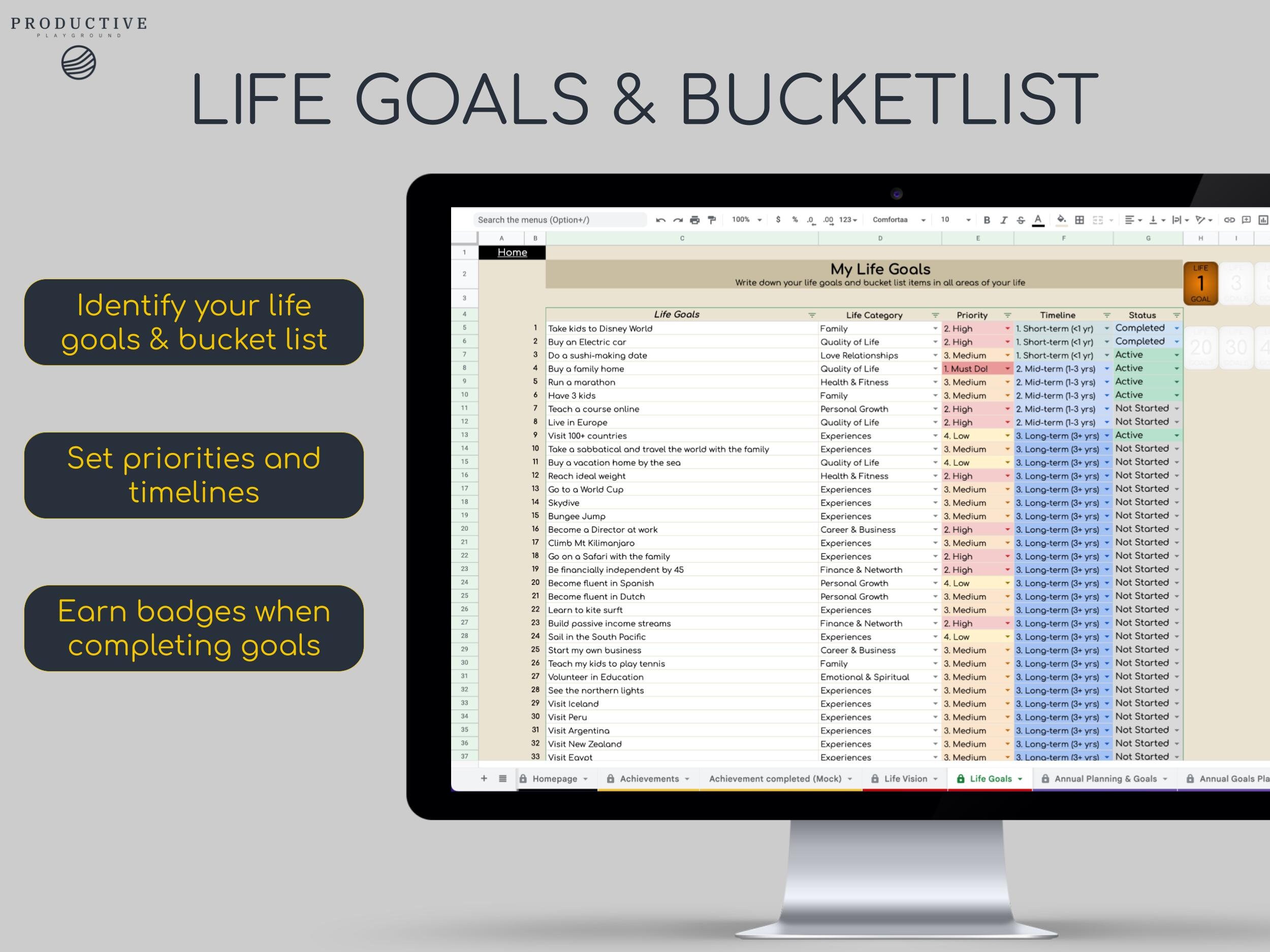 Ultimate Life Planner | Gamified | 2024 Annual, Monthly, Weekly, Daily ...