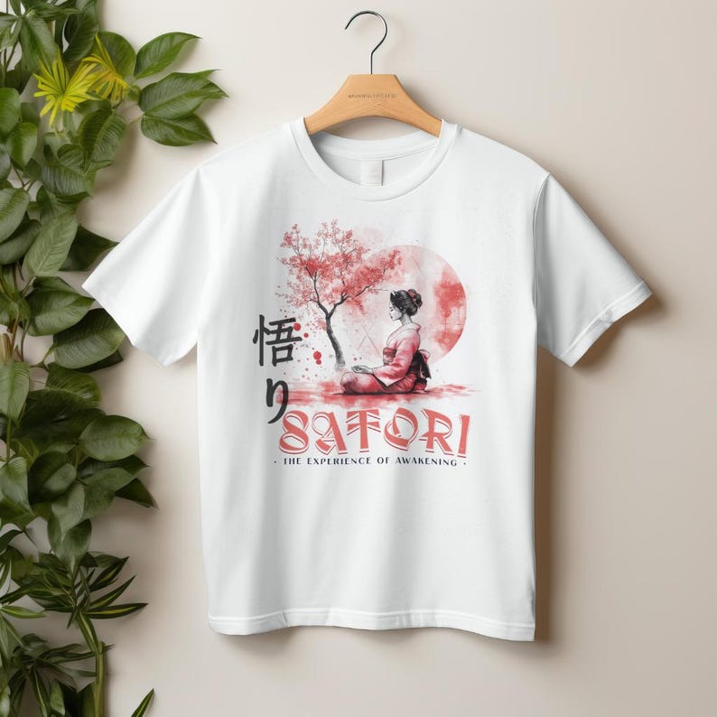 Satori - the Experience of Awakening Japanese Shirt Cotton 100% S, M, L ...
