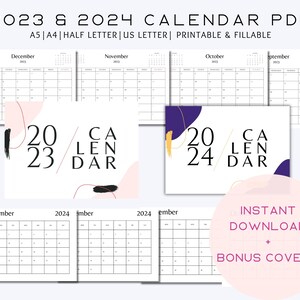 Editable 2023 & 2024 Monthly Calendars| Teacher Calendar| Fill in ...