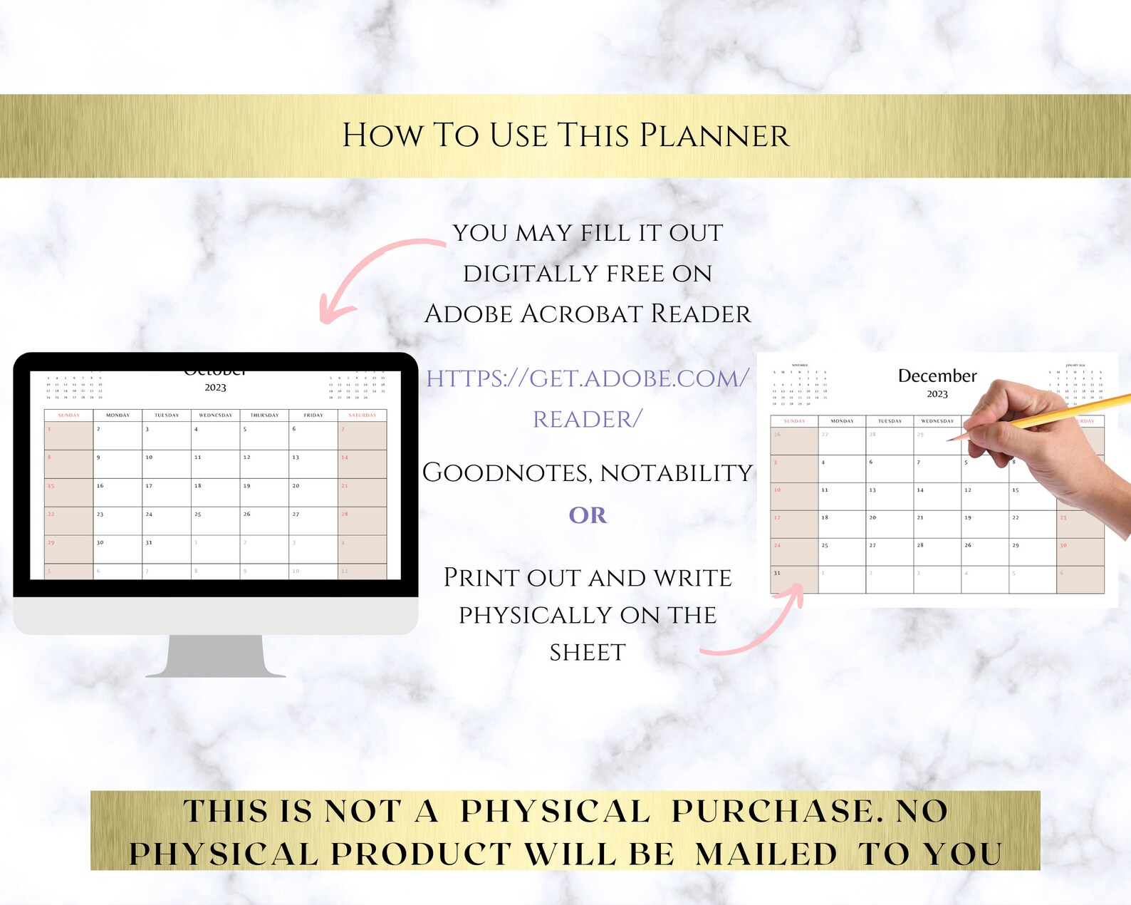 Editable 2023 & 2024 Monthly Calendars| Teacher Calendar| Fill in ...