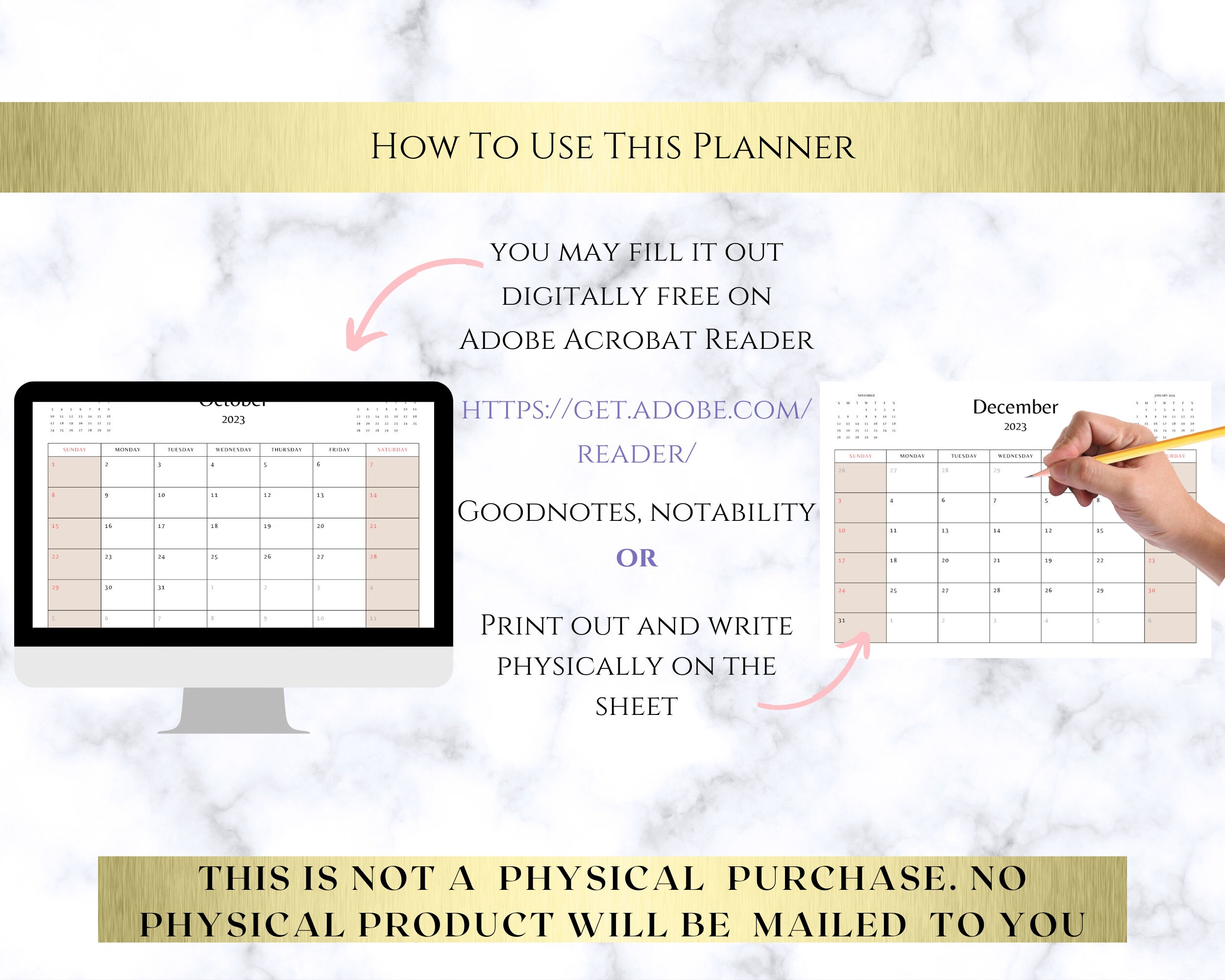 Editable 2023 & 2024 Monthly Calendars| Teacher Calendar| Fill in ...