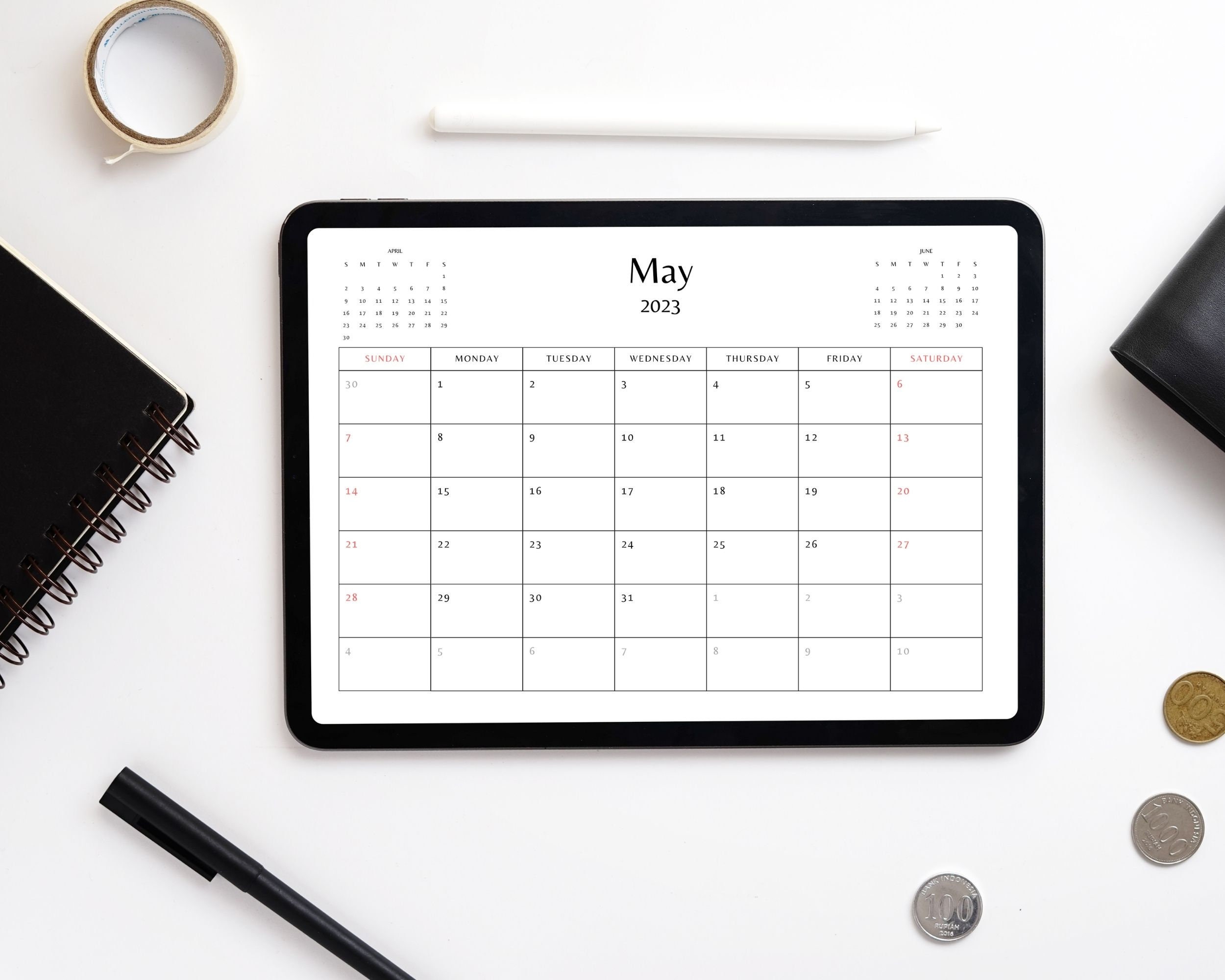 Editable 2023 & 2024 Monthly Calendars| Teacher Calendar| Fill in ...