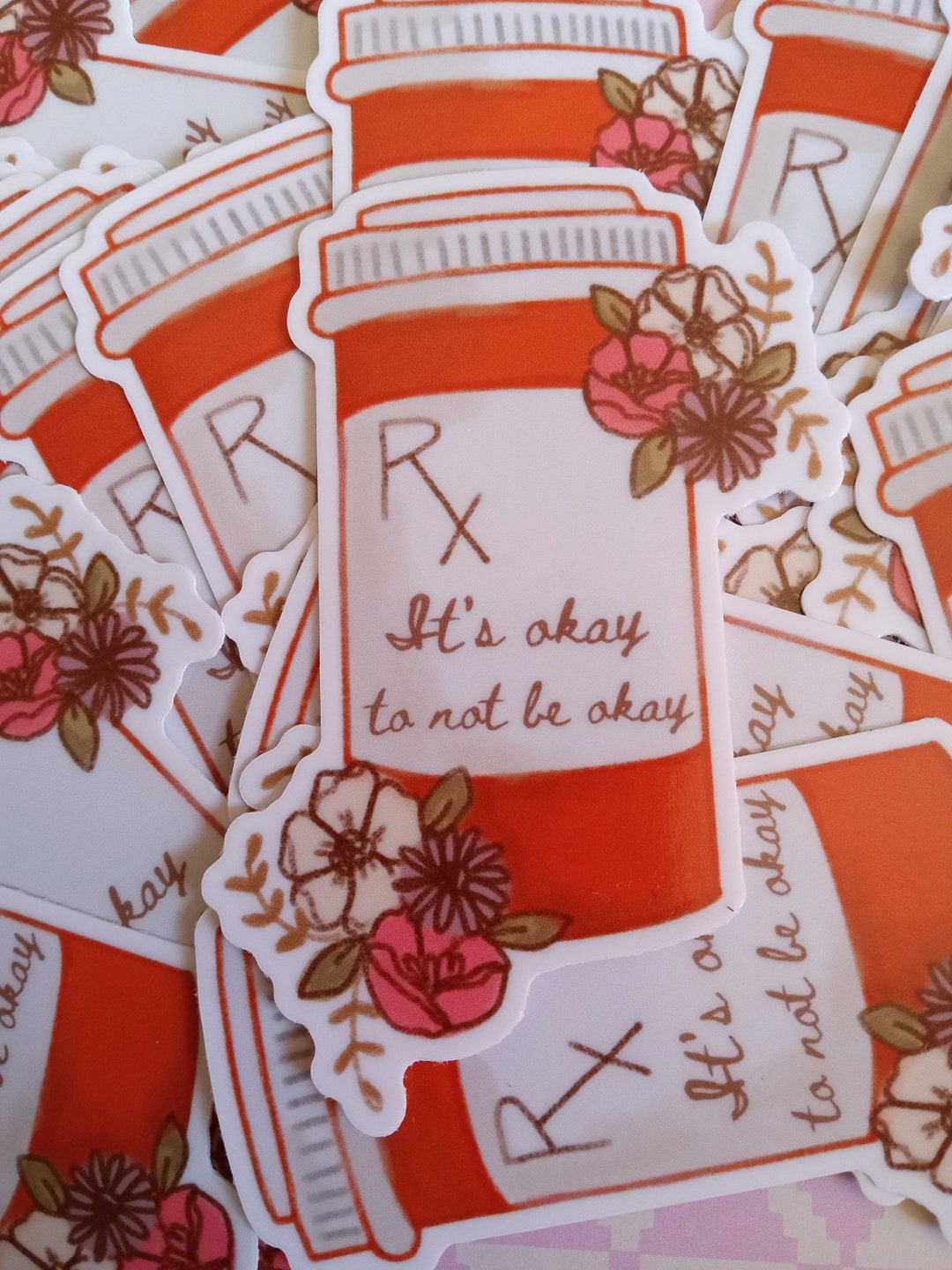 Medication Bottle Sticker, Mental Health, Mental Health Sticker, Mental ...