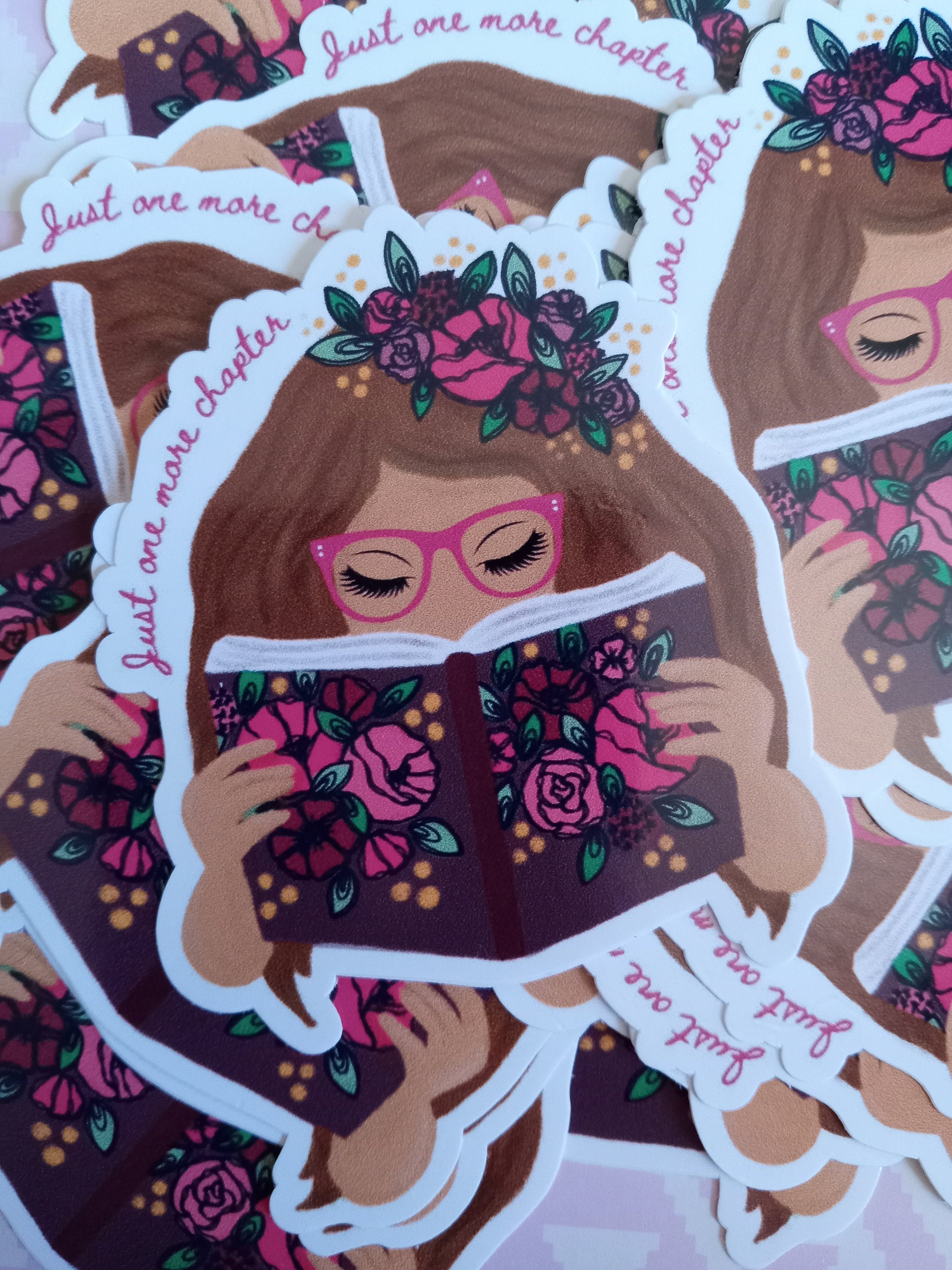 Book Sticker, Reading Sticker, Book Decal, Reading Decal, Book Lover ...