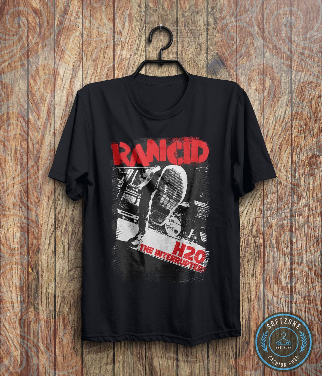 Vintage Rancid Band H20 T-shirt - Rancid Shirt, Rancid Tour, Rock Band ...
