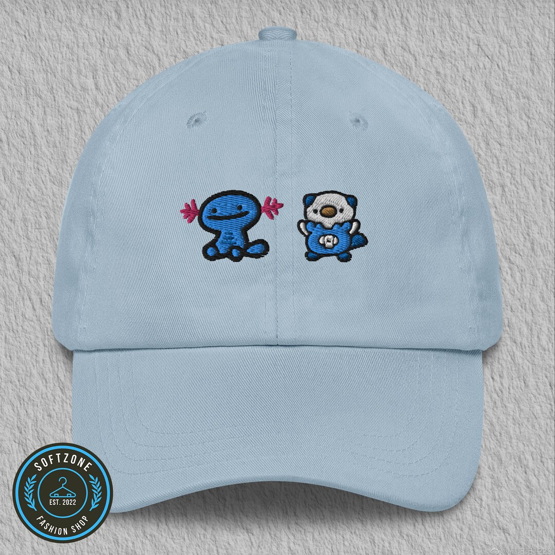 Embroidery Wooper and Oshawott Hat Anime Embroidered Hat, Manga ...