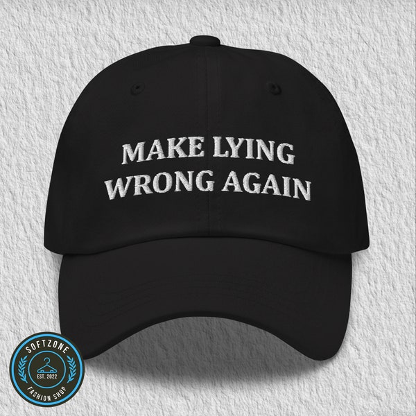 Make Lying Wrong Again Hat - Etsy