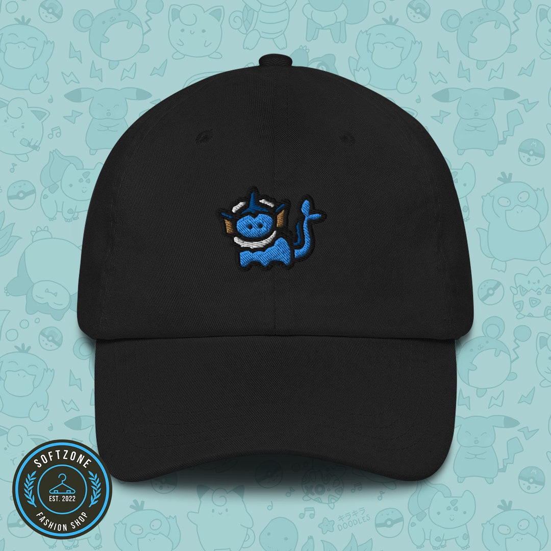 Embroidery Vaporeon Hat Anime Embroidered Hat, Manga Embroidery Hat ...