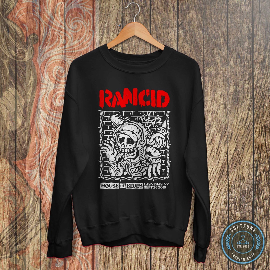 Vintage Rancid Band House of Blues Sweatshirt - Music Shirt, Rancid ...
