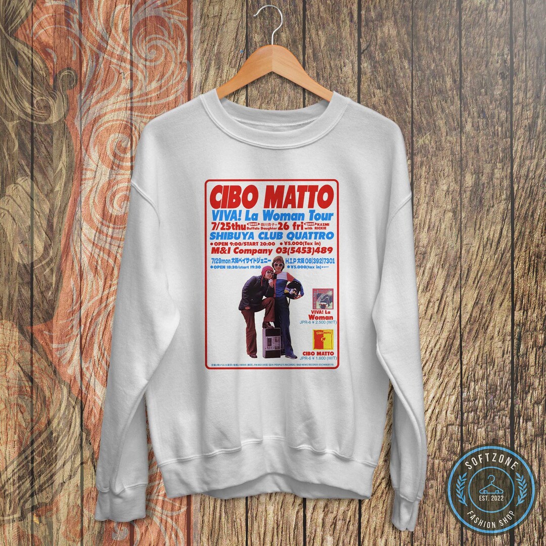 Vintage Cibo Matto Viva La Woman Tour Sweatshirt - Cibo Matto Shirt ...