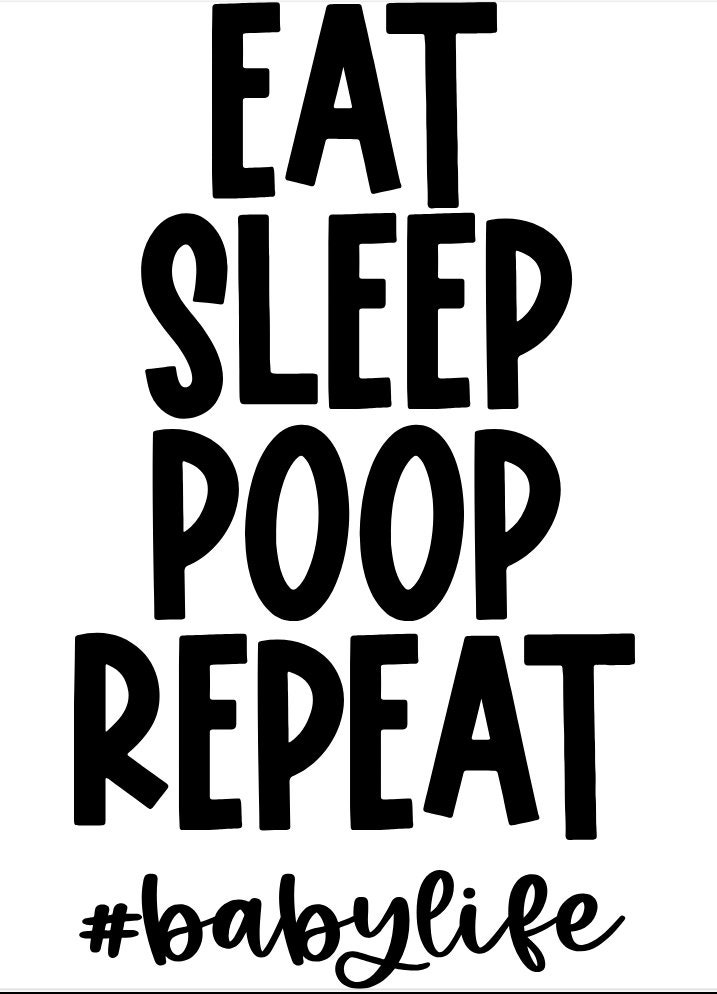Funny Baby Eat Sleep Poop Repeat SVG File - Etsy