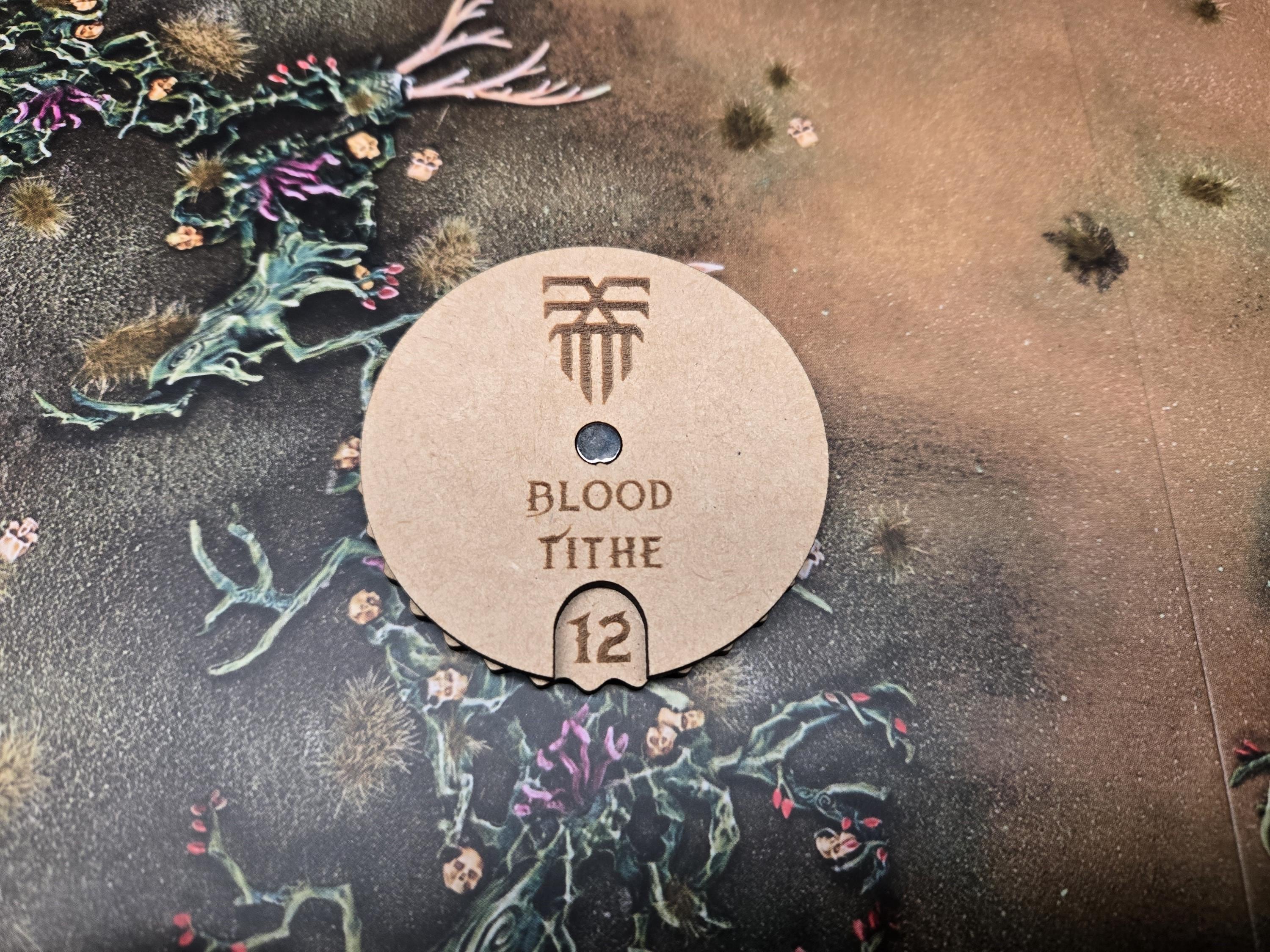 Blood Tithe Counter for Blades of Khorne - Warhammer AOS - Etsy