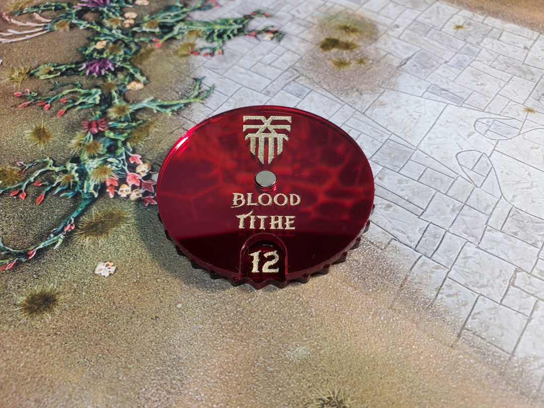 Blood Tithe Counter for Blades of Khorne - Warhammer AOS - Etsy