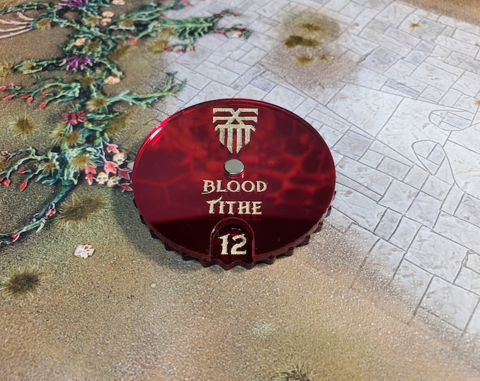 Blood Tithe Counter for Blades of Khorne - Warhammer AOS - Etsy