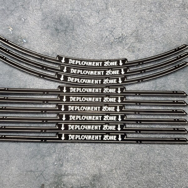 40k Deployment Zone Markers - Etsy