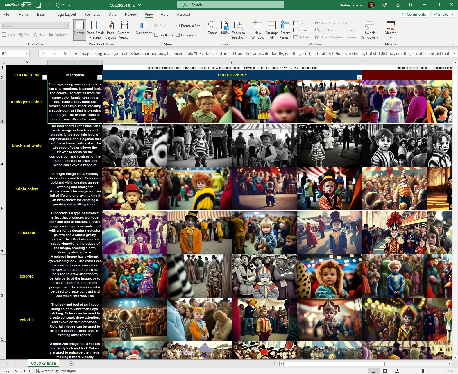 Midjourney Prompt Reference: 30 Color Controls and References PDF ...