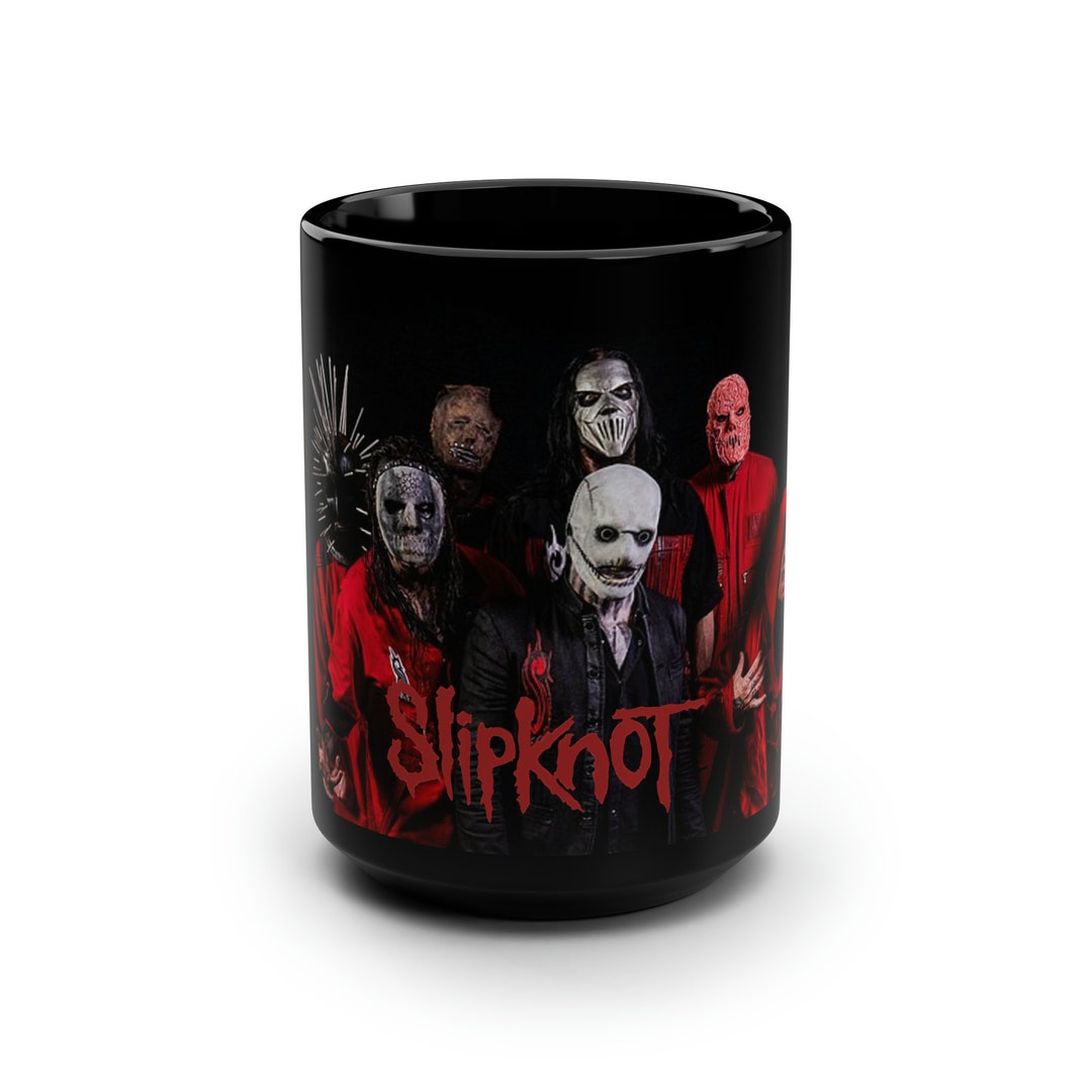 Slipknot Black Mug, 15oz Metal Rock Band Memorabilia Amazing Mug With ...