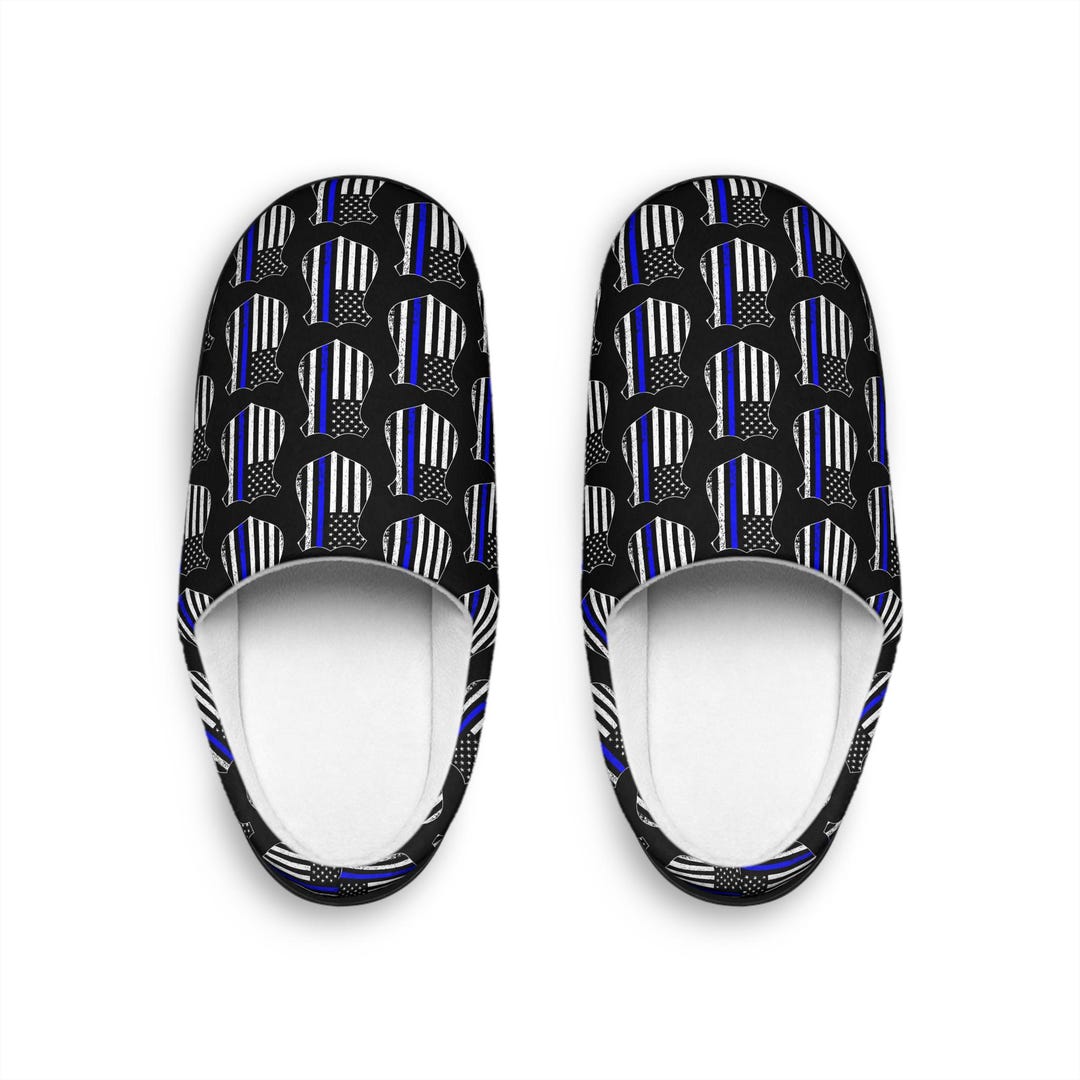 Slippers, Retired Police Officer Badge Design, Law Enforcement Gift for ...