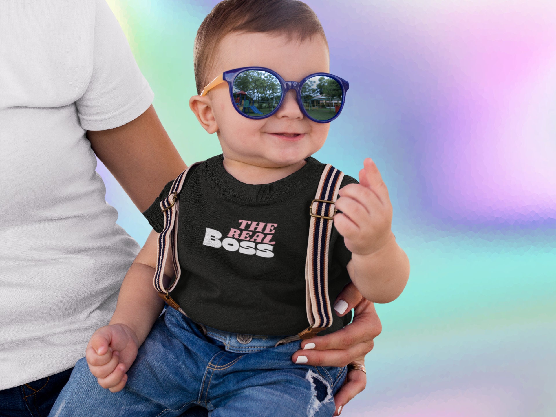 The Real Boss Infant Fine Jersey Tee, Baby Shower Gift, Gift for Child ...