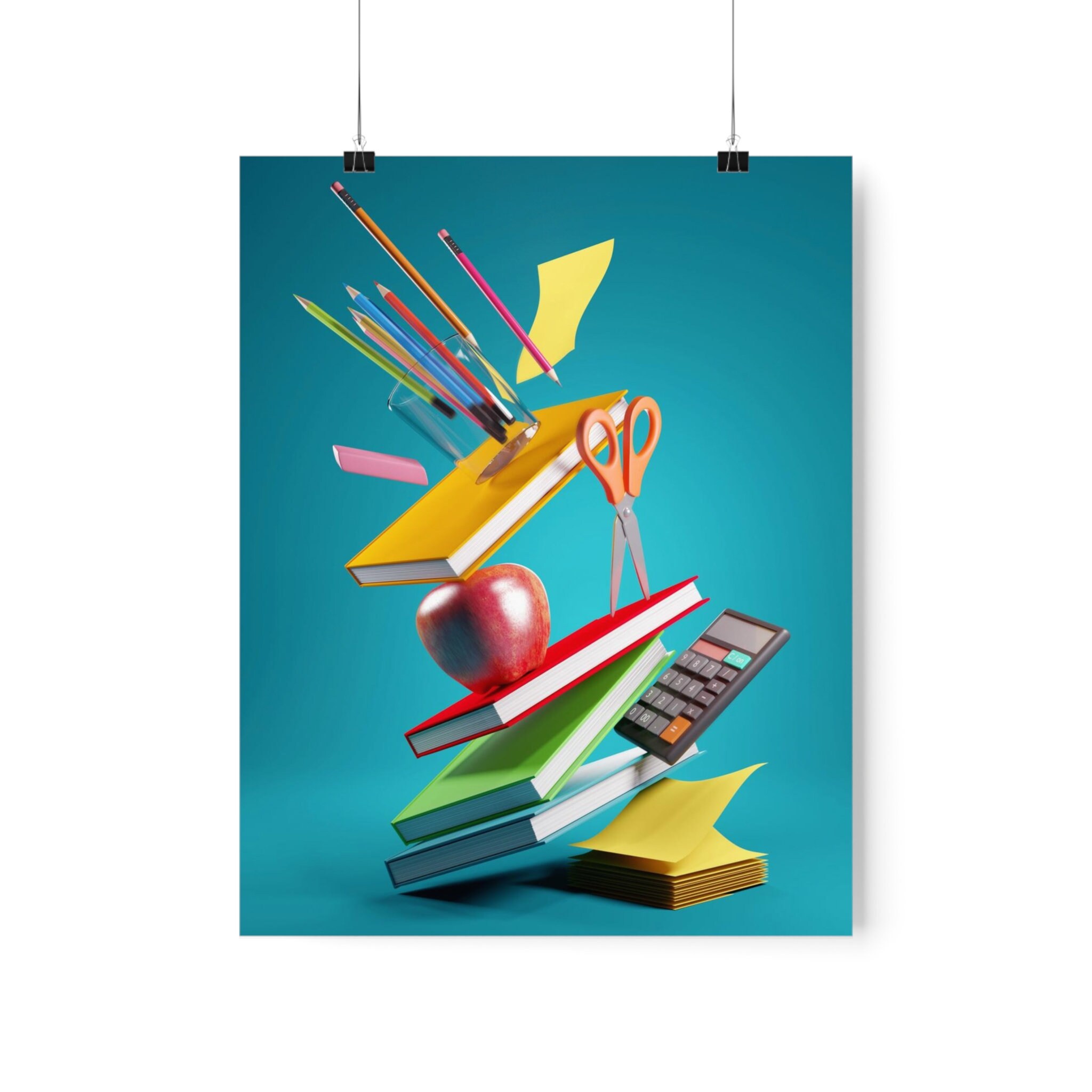 Back to School Poster, Classroom Art, School Room Decor, Elementary ...