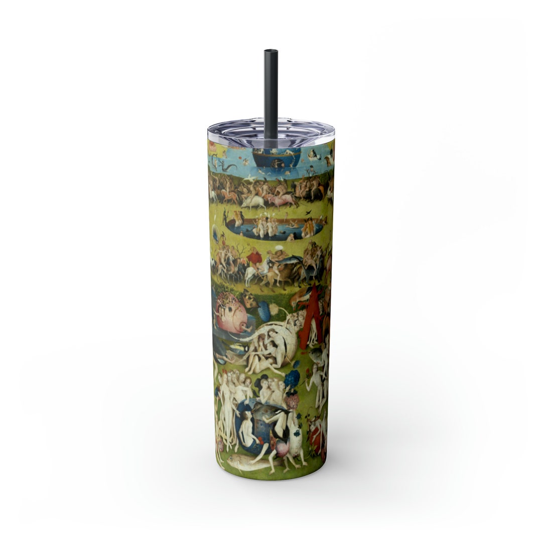 Hieronymus Bosch Garden of Earthly Delights Skinny Tumbler With Straw ...