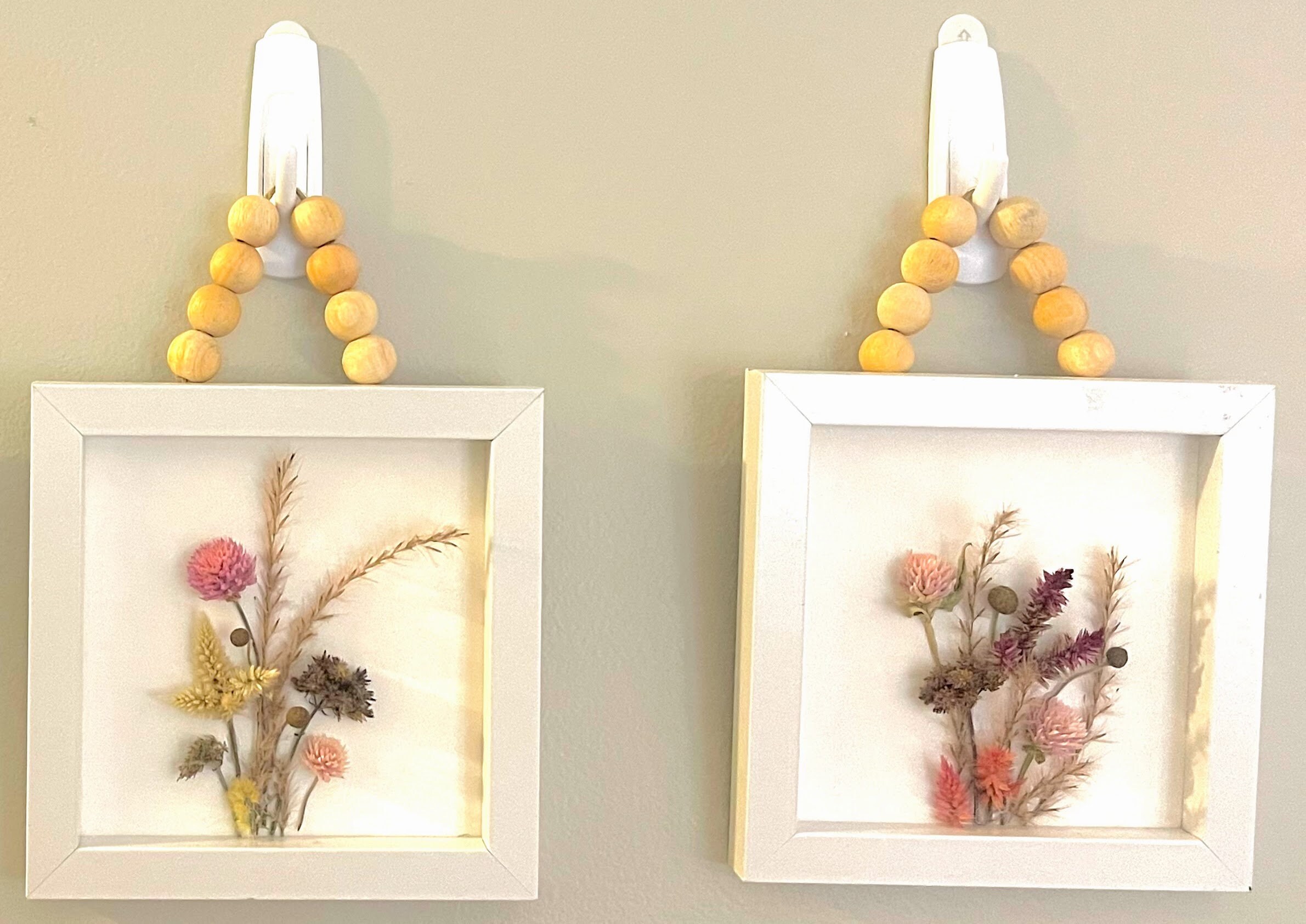 Dried Flower Mini Shadow Box Frame Set - Etsy