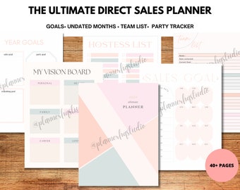 Direct Sales Party Checklist Planner Editable Business Planner ...
