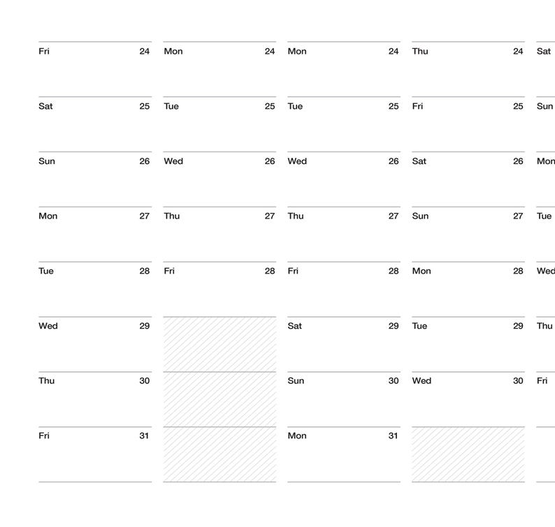 2025 A1 Calendar Wall Planner *digital Download* - Etsy