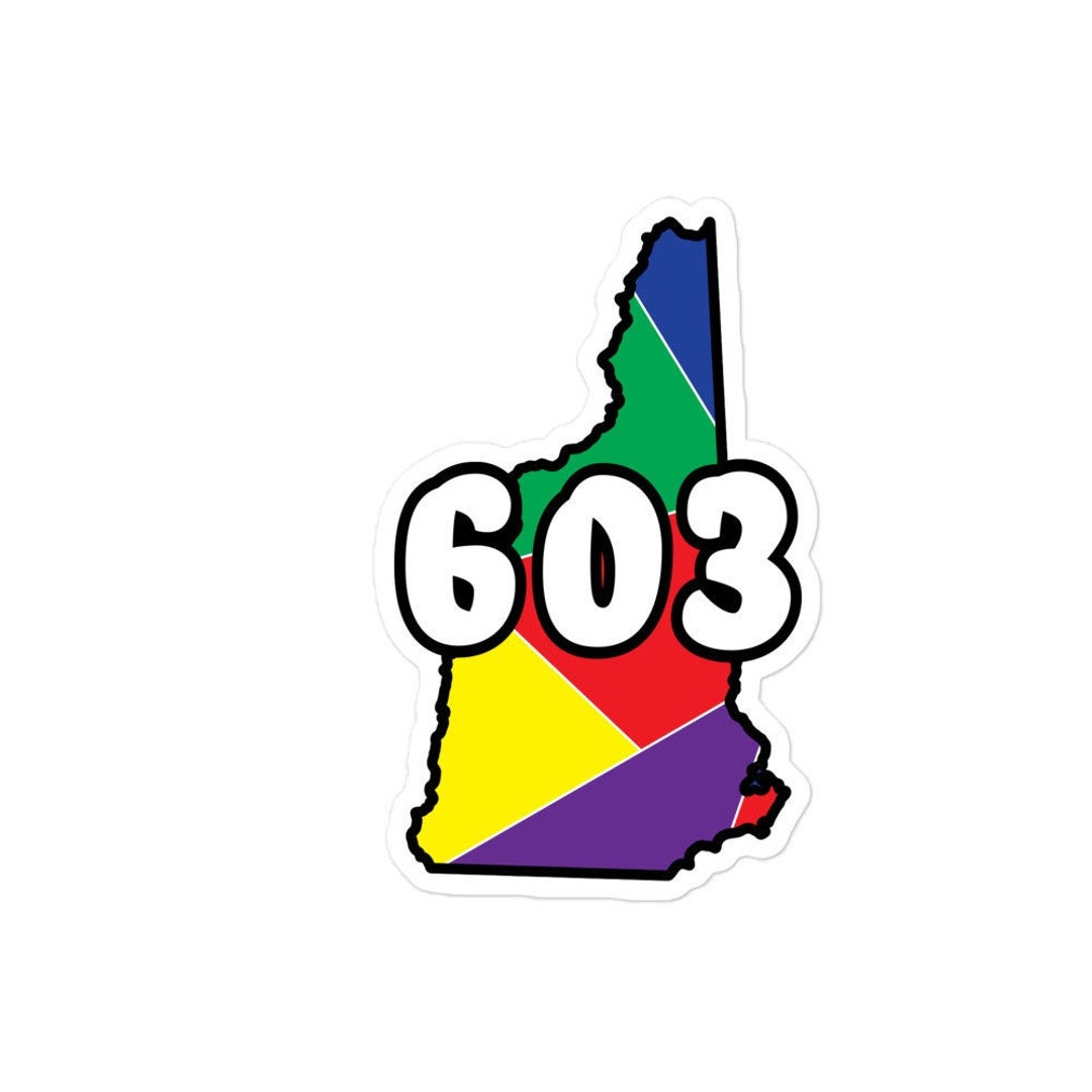 NH 603 Sticker - New Hampshire - Digital Artwork - Etsy