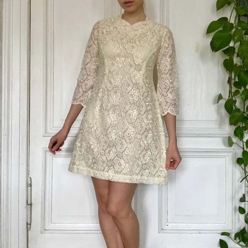1960s Mini Dress - Etsy