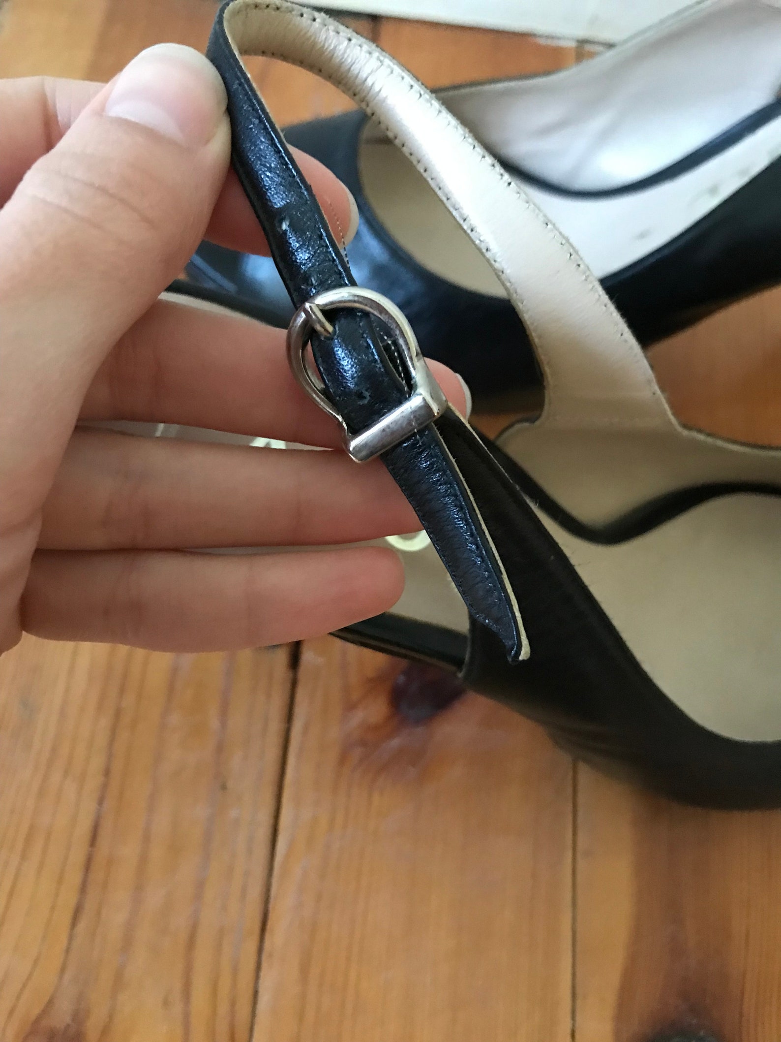 Vintage Y2k Black Leather Platform Heels Paco Gil - Etsy
