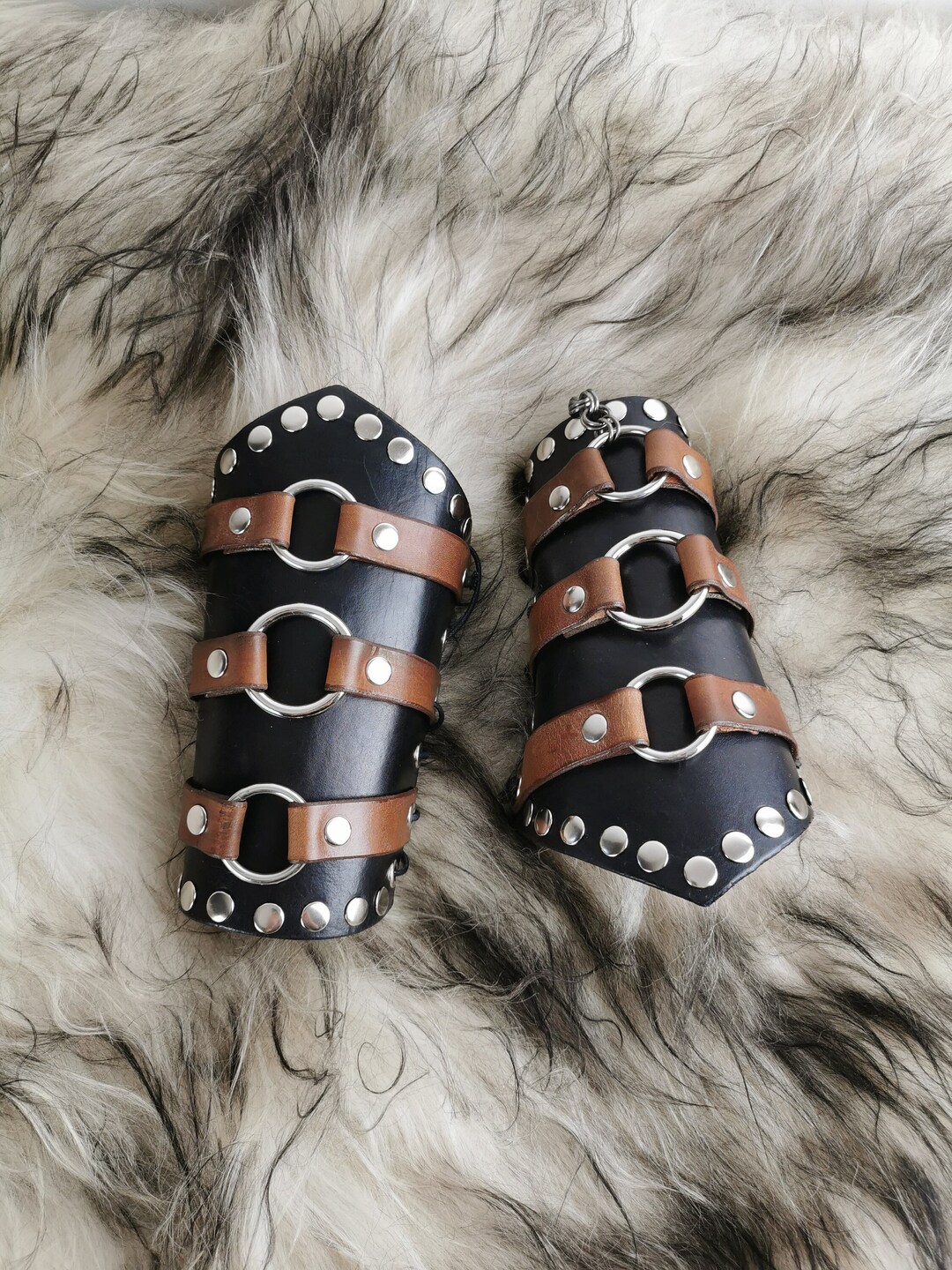 Leather Arm Cannon Bracers Heroic Fantasy / Dark Elf / Steampunk ...