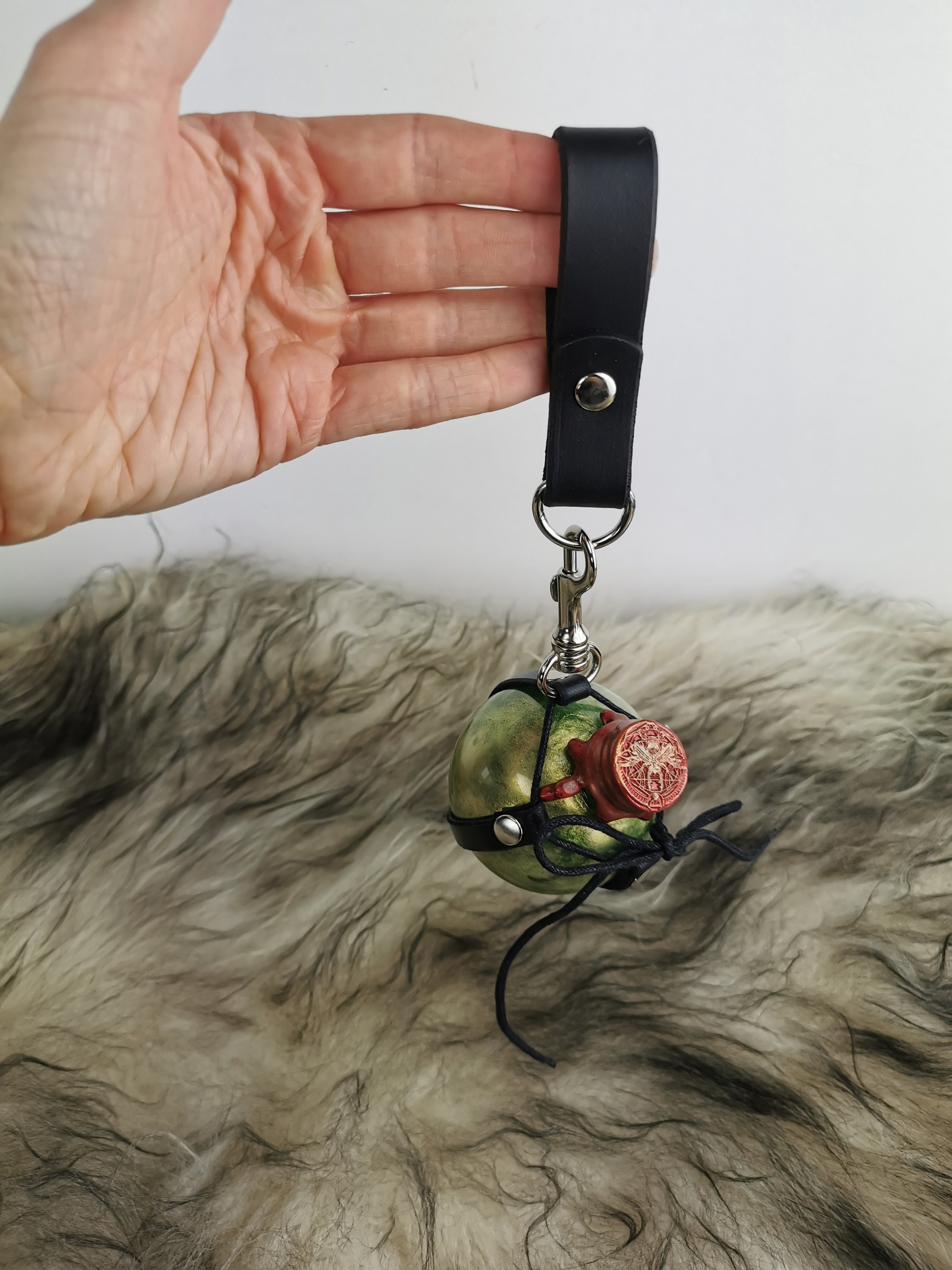 Leather Potion Holder, Decorative Potion, Costume Accessory Larp Gn ...