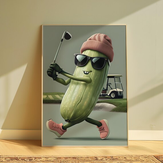 Whimsical Golf Art
