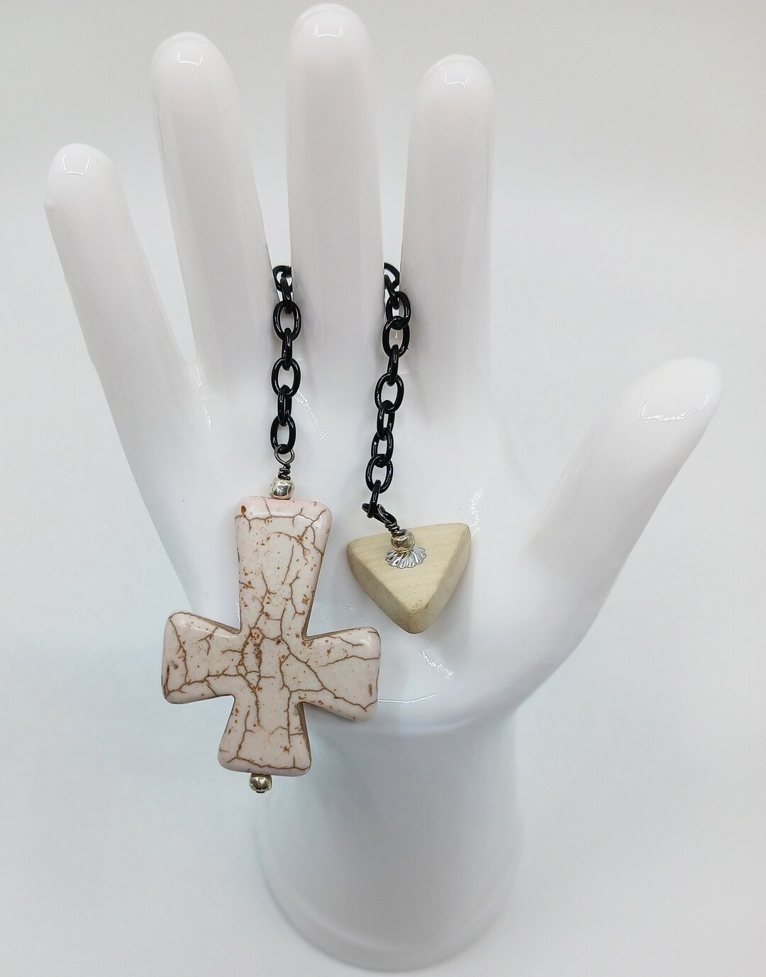 Pendulum, Cross & Wood: P09-7-30, 7 Inches, Resin Cross and Wood ...