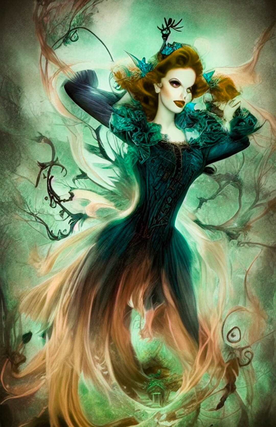 Freaky Fairy IV Understated Mayhem 200dpi at 24x36 Inches, Suitable for ...