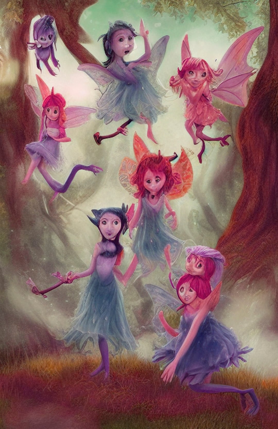 Freaky Fairy III Understated Mayhem 200dpi at 24x36 Inches, Suitable ...