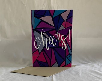 Cocktails cheers Greeting Card Printable PDF Instant Download Cocktail ...